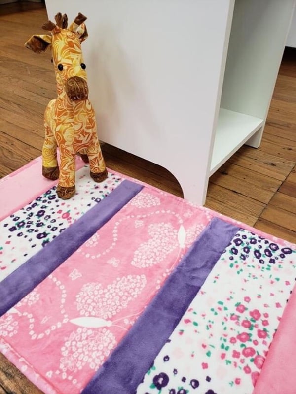 Sew Cuddly Book Blog Hop: Shannon Fabrics + Linda Lingner - Cuddle Bath Mat