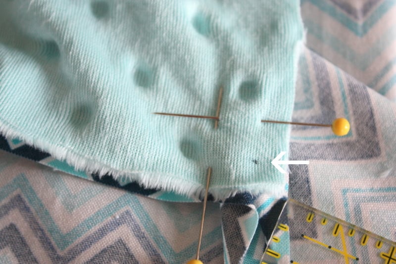 How to Sew a Cuddle® Minky Self-Binding Receiving Blanket (With Mitered ...