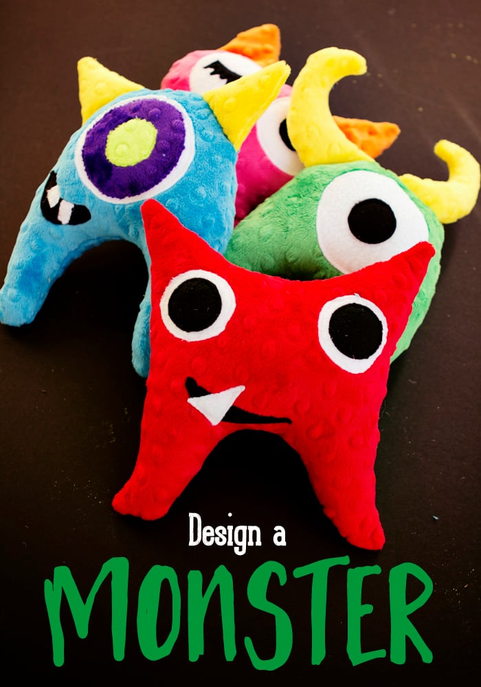 Cuddle Design-a-Monster Softy Toy