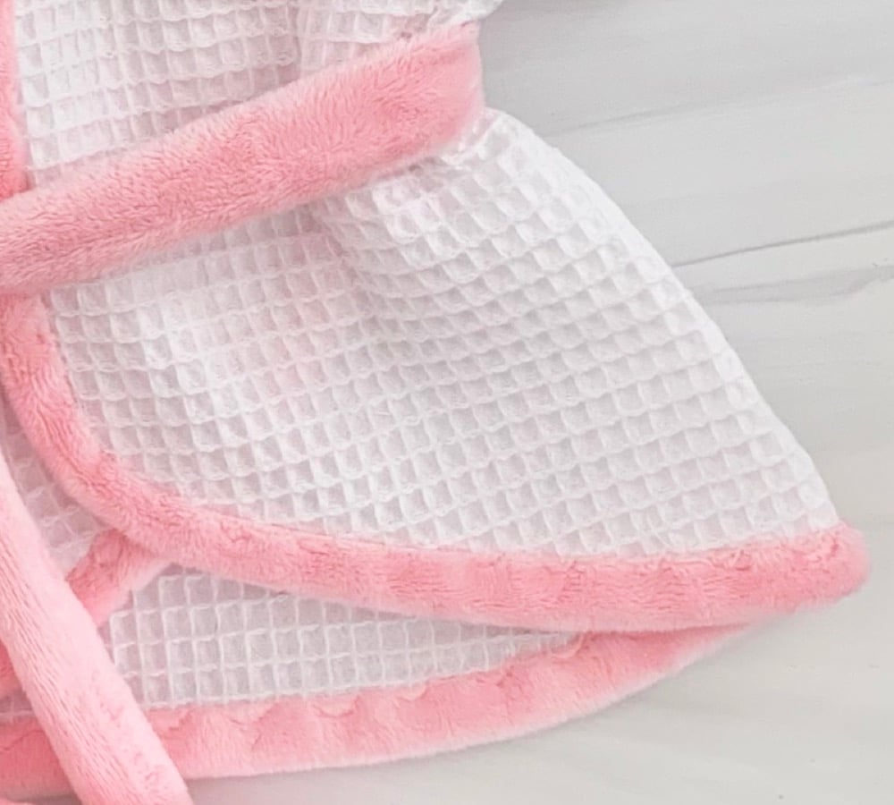 How to Make a Puppy Spa Robe with Cuddle® Minky and Waffle Terry Cloth ...