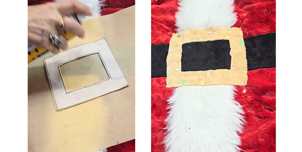 12 Days of Cuddle® Day 12: How to Make Santa Throw Blanket with Cuddle®