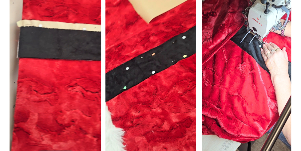 12 Days of Cuddle® Day 12: How to Make Santa Throw Blanket with Cuddle®