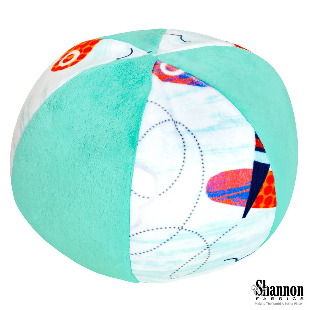 How to Sew a Soft Cuddle® Minky Fabric Ball (& Free Pattern)
