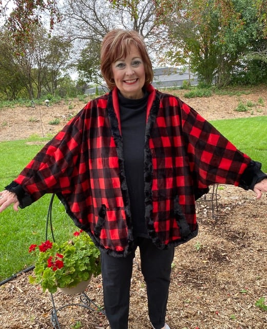 How to Sew a Warm and Cozy Wrap (Indygo Junction Pattern)